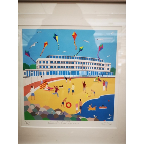 Two framed Chas Jacobs pencil signed limited edition of 195 prints, one ...