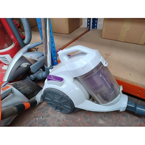 Four cleaners to include Hoover 2000W Hepa fiter upright bagless vacuum ...