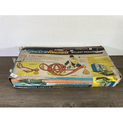 A Corgi Electro Rockets stunt power set model no. 4200