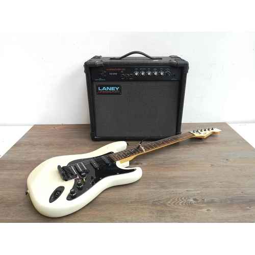 Two items, one Marlin Sidewinder electric guitar with fine tuning ...