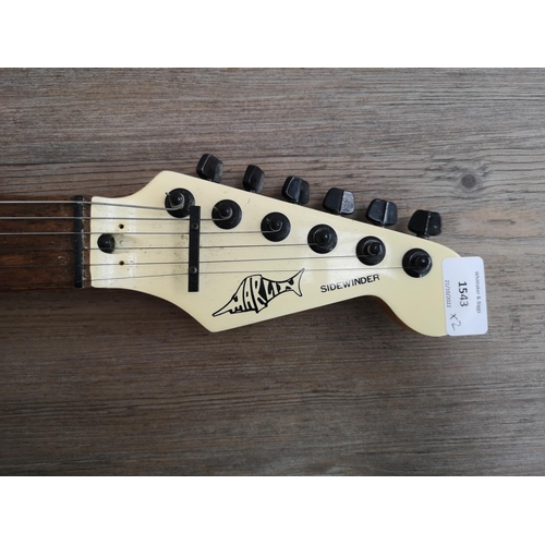 Two items, one Marlin Sidewinder electric guitar with fine tuning ...