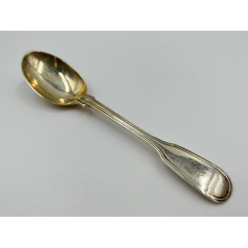 A Victorian Chawner & Co hallmarked London silver teaspoon, dated 1865 ...