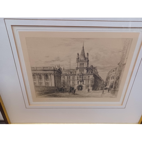 A collection of framed pictures to include H.Leung print, John Fullwood ...