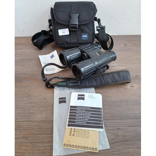 A cased pair of 1980s Carl Zeiss Dialyt 10 x 40 B T*(multi-layer ...