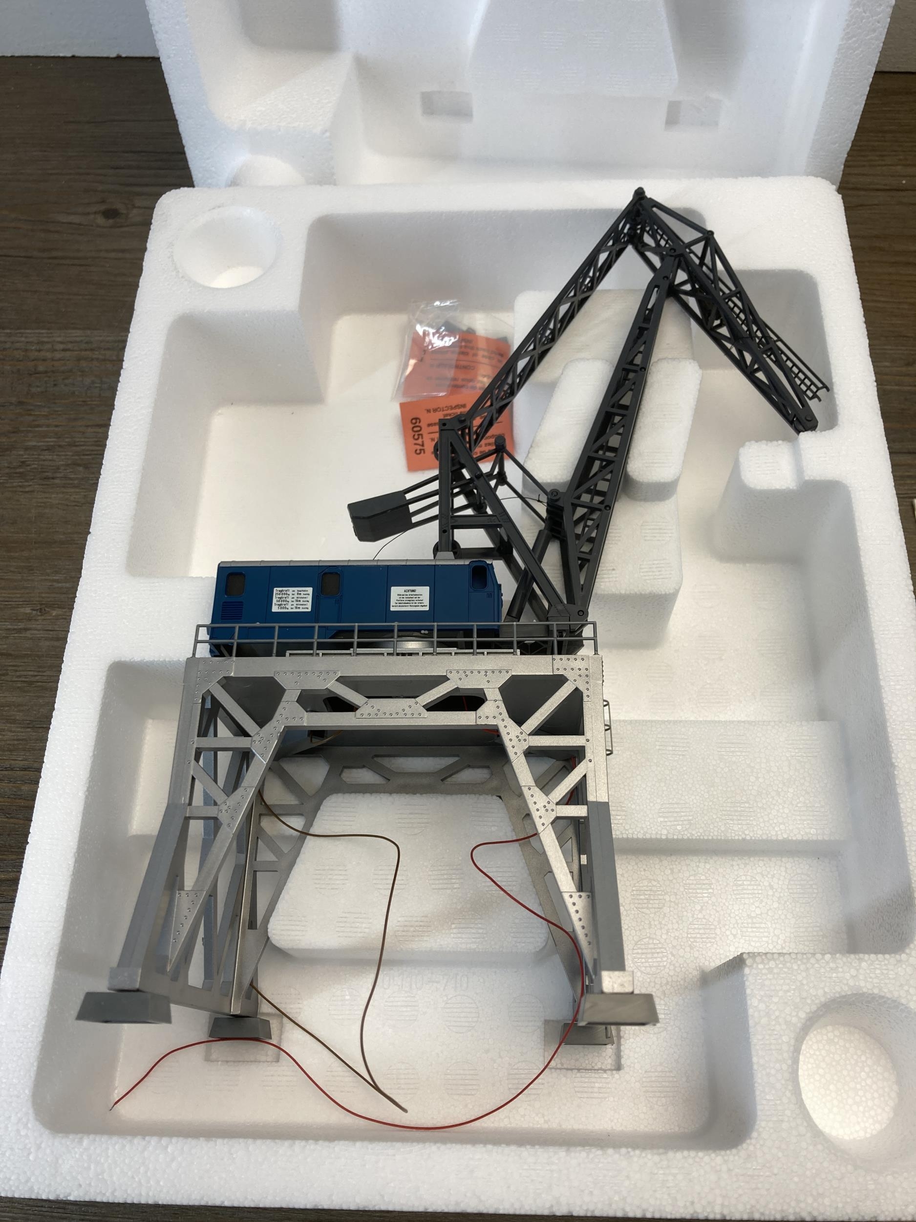 A boxed Roco 40111 fully operational digital gantry crane
