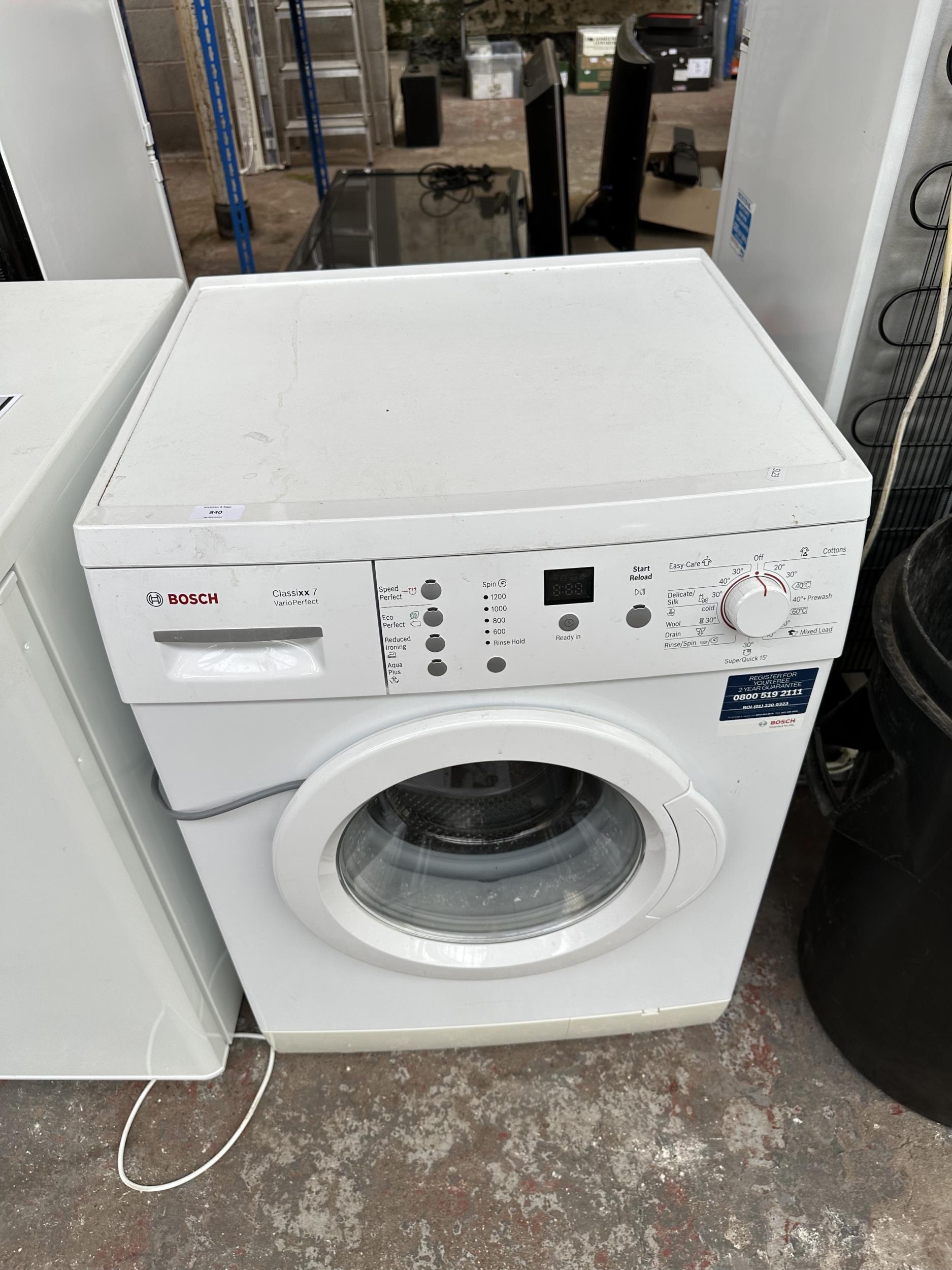 A Bosch Classixx 7 VarioPerfect 60cm washing machine