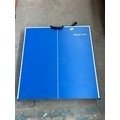A Hy-Pro folding table tennis table