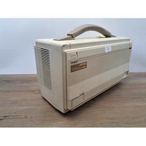 A Compaq Portable 386 personal computer
