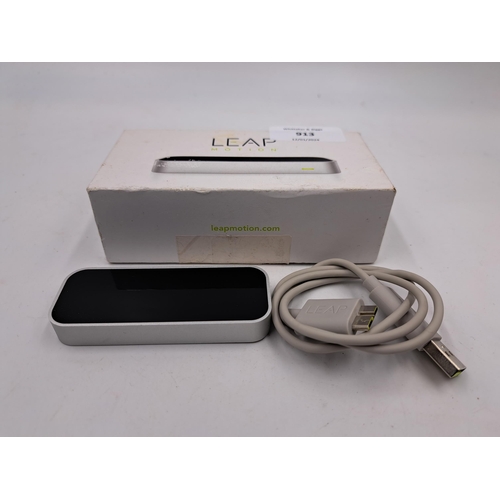 A boxed Leap Motion LM-010 hand gesture controller