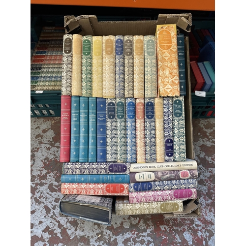 Six boxes containing a large collection of The Companion Book Club ...