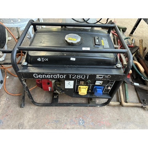 An SIP T2801 petrol generator with Honda GX160 5.5 petrol engine