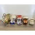 Nine ceramic jugs to include W. Ridgway & Co Hanley stoneware, Keeling ...