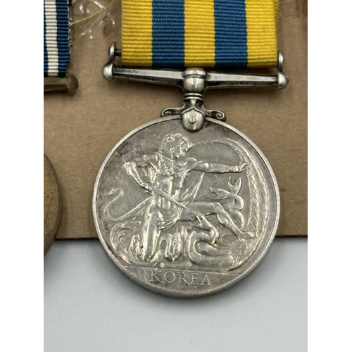 Three WWII Canadian medals presented to SE-100730 R. W. Vallee, one War ...