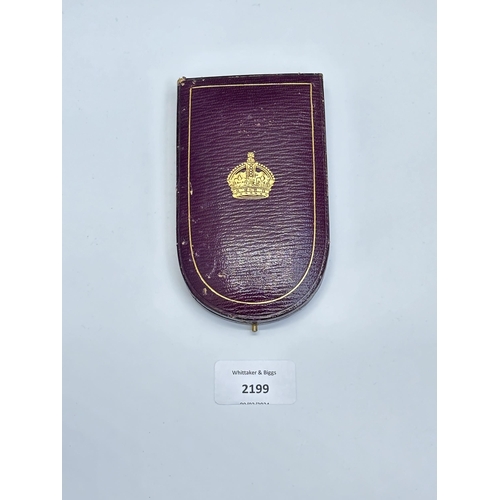 A cased WWI George V Military Cross