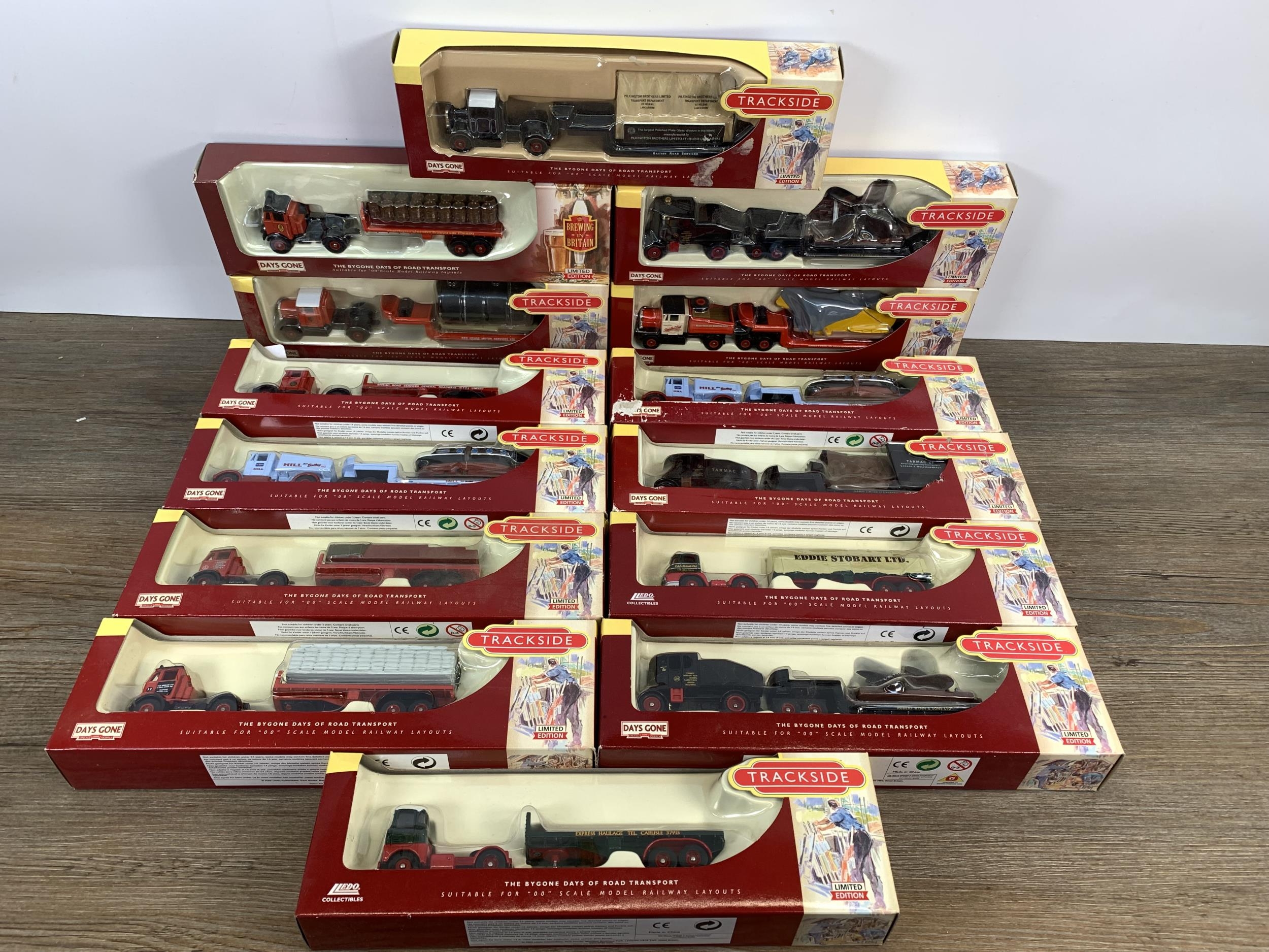 Fourteen boxed Lledo Trackside limited edition diecast model vehicles