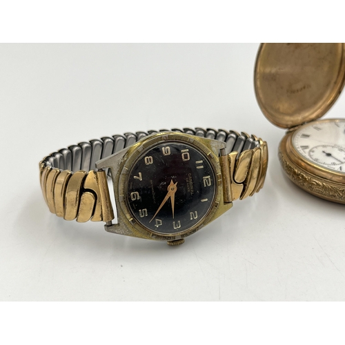 Three watches, one vintage Cardinal Deluxe Antimagnetic mechanical ...