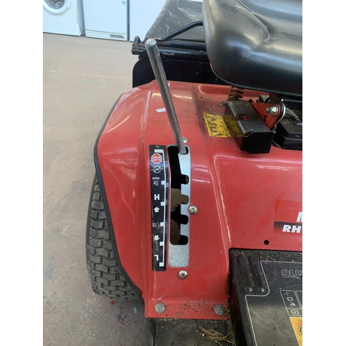 An MTD Transmatic RH115/76 ride on lawnmower