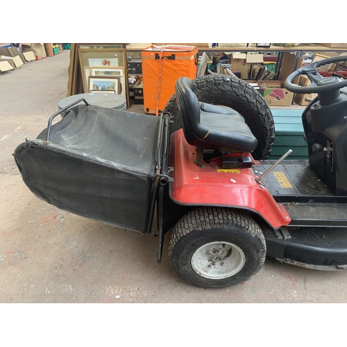 An MTD Transmatic RH115/76 ride on lawnmower