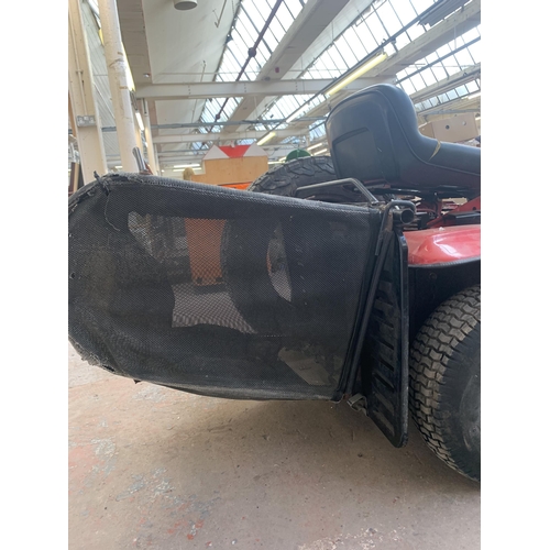 An MTD Transmatic RH115/76 ride on lawnmower