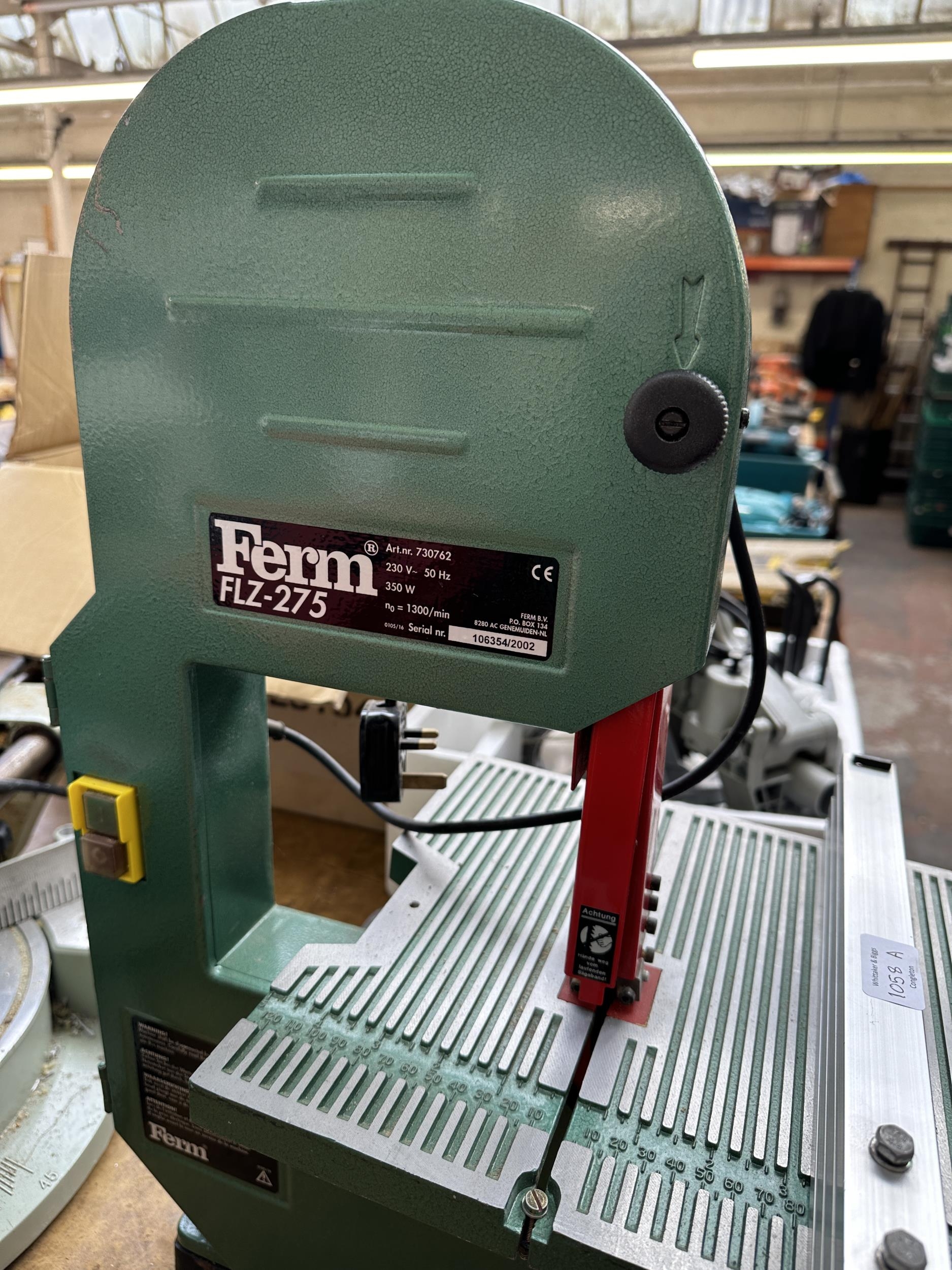 A Ferm FLZ-275 240v band saw
