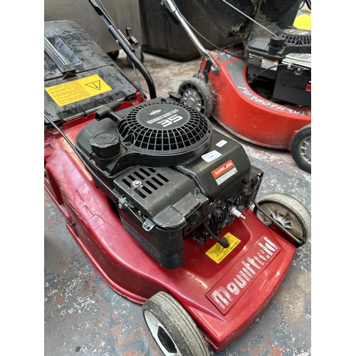 A Mountfield Empress petrol lawnmower with Briggs & Stratton engine