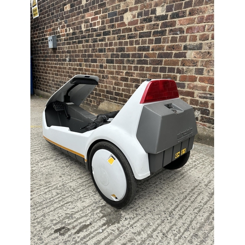 A Sinclair C5 pedal assist electric recumbent tricycle - serial no. V100050100245 - 245th C5 produce