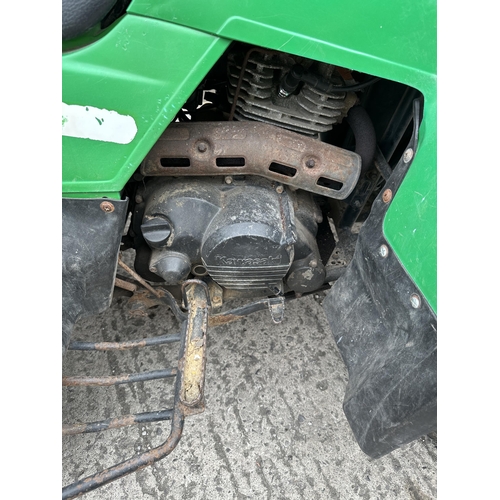 A Kawasaki KLF 220 quad bike