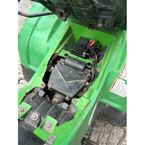 A Kawasaki KLF 220 quad bike