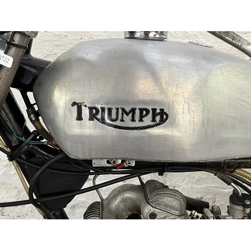 A 1965 Triumph Tiger Cub T20 2005 200cc single cylinder trial bike ...