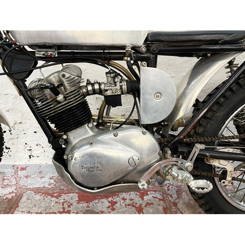 A 1965 Triumph Tiger Cub T20 2005 200cc single cylinder trial bike ...