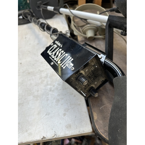 Three metal detectors, one White's Bluemax Deep Scan 950, one Precision ...