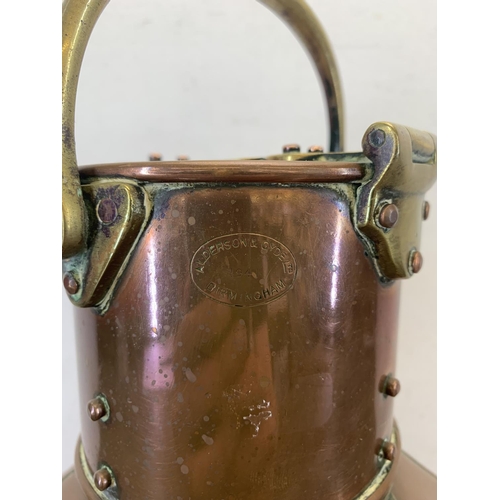 A vintage Alderson & Gyde Ltd of Birmingham 1944 Bow Starboard lantern ...