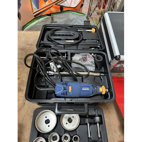 Five items to include PowerCraft cased combi tool, Workzone O-ring set ...