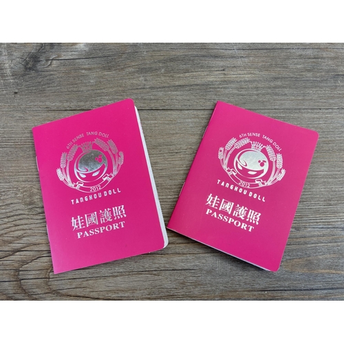 Two 6th Sense Tangkou Dolls limited edition of 2000 dolls with ...