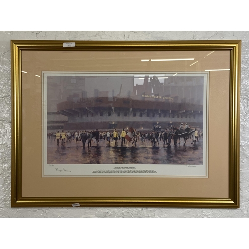 A gilt framed Marc Grimshaw limited edition 860/1500 pencil signed ...