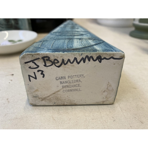 A collection of ceramics and ornaments to include a pair of mid 20th ...