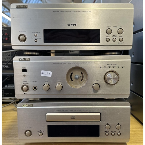 Three items of Denon hi-fi, one UTU-F88 AM/FM tuner, one UPA-F88 integrated amplifier and one UCD-F8