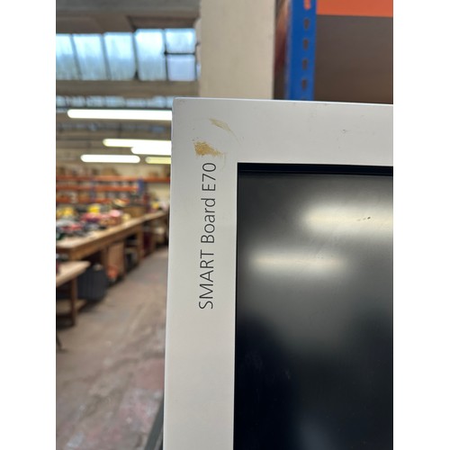 A SMART board E70 70" interactive whiteboard