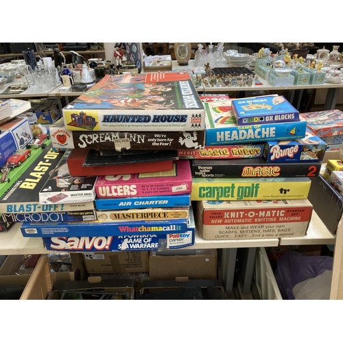 A collection of mid/late 20th century boxed board games to include ...