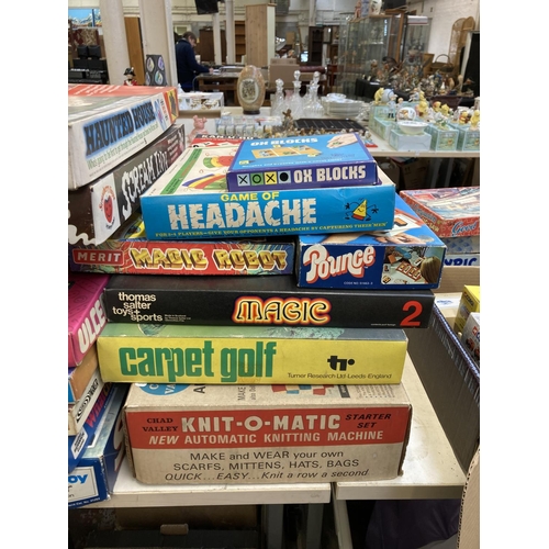 A collection of mid/late 20th century boxed board games to include ...