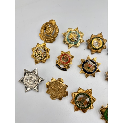 A collection of USSR military badges