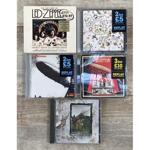 One box containing approx. sixty CDs to include Pink Floyd, Led ...