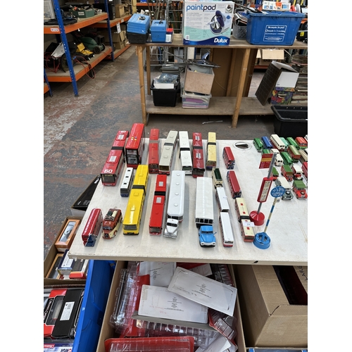 Approx. twenty diecast model buses to include NZG Modelle No. 311 ...