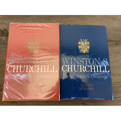 A collection of Winston Churchill hardback books to include 'A History ...