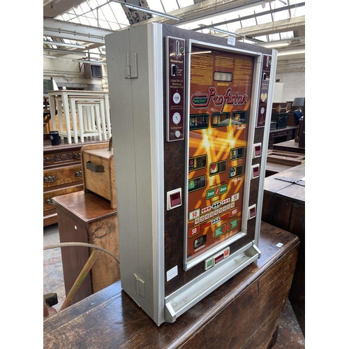 A 1980s German Multimat Profistar coin operated slot machine - approx ...