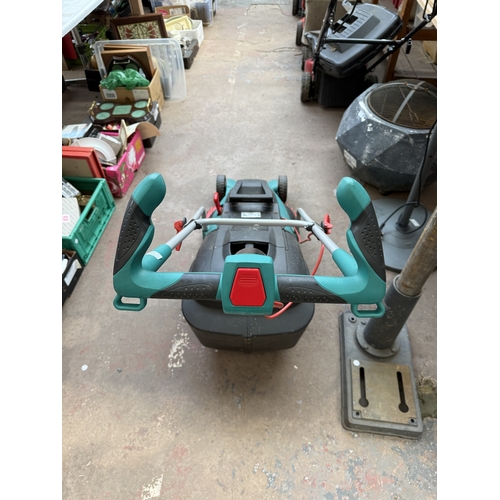 A Bosch IPX4 cordless lawnmower