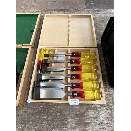 Two tool sets, one Irwin Marples chisel set and one faithful ...