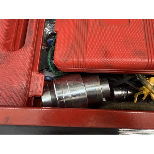 A Sealey Premier tool chest on castors with contents - approx. 155cm ...