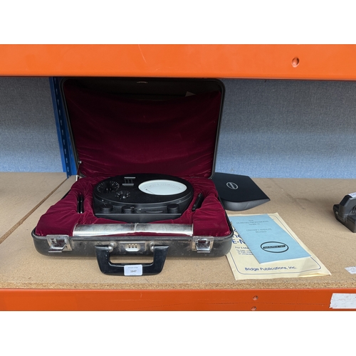 A cased Hubbard Professional Mark VI Scientology E-Meter