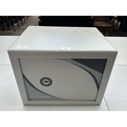 A Burton Safes Evo S1 safe (key in office) - approx. 35cm high x 45cm ...